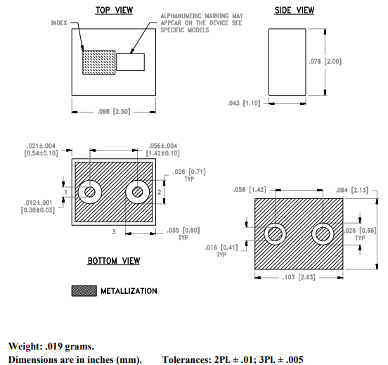 HFHK-2200+高通滤波器的规格参数、特性应用及尺寸图-兆亿微波商城